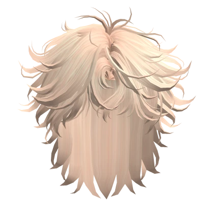 Blonde Messy Wavy Middle Part Mullet Hair | Roblox Item - Rolimon's