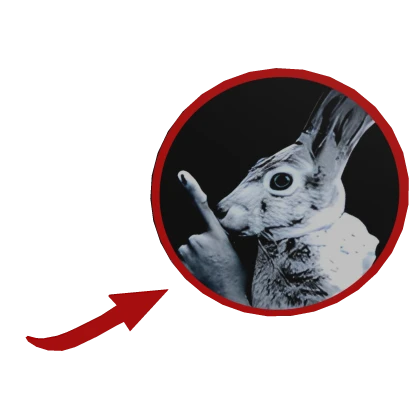 Brainrot Rabbit Tiktok Meme Silence | Roblox Item - Rolimon's