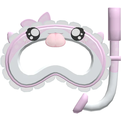 Pink Sharkie Snorkel Cute Preppy Kawaii Summer | Roblox Item - Rolimon's