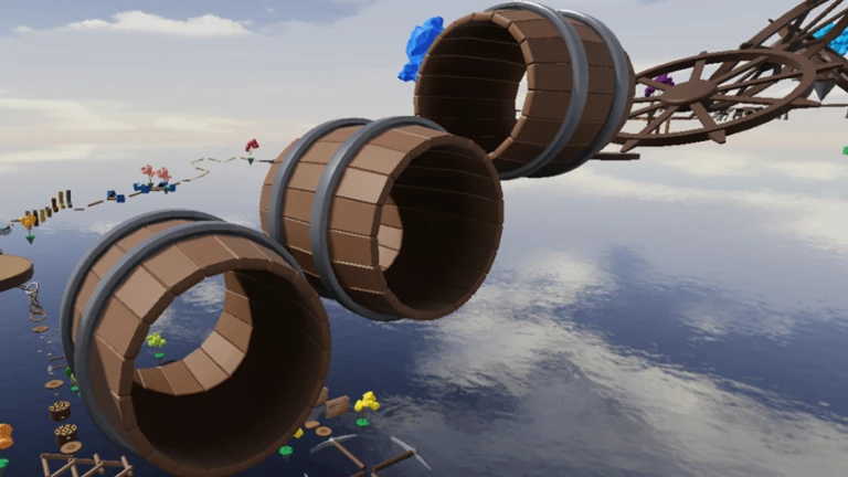 Crazy Wooden Obby - Roblox