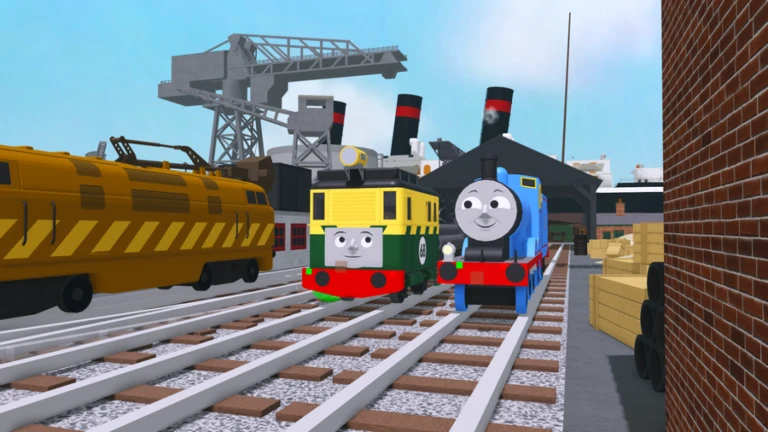 Tren azul con amigos: ¡Únete a Thomas! - Roblox