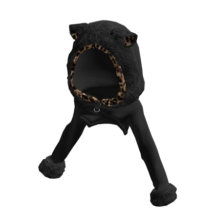 Hooded Crop Top in Leopard | Roblox Item - Rolimon's