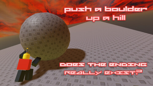 empuja una roca hacia arriba de una colina - Roblox