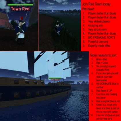 Red Team ad waterloo at home