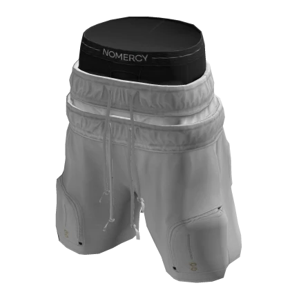String Shorts - with Boxers (White) | Roblox Item - Rolimon's