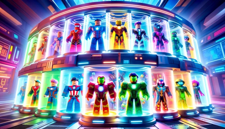 Mega SuperHero Battle Tycoon - Roblox