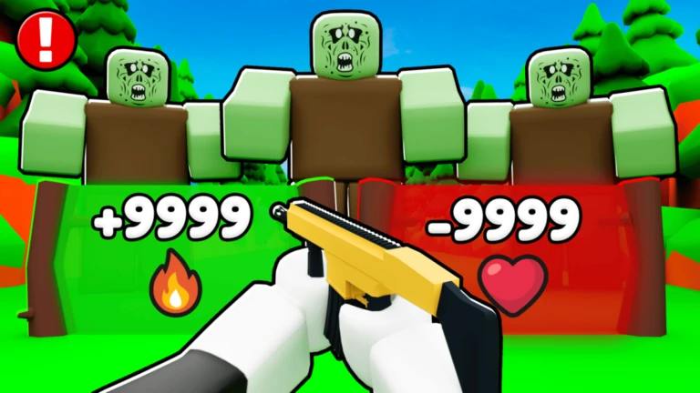 Courez et tirez sur les zombies! - Roblox