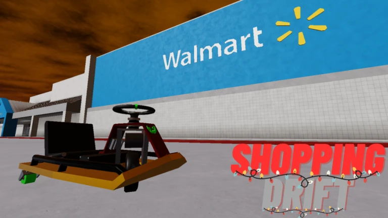 ช้อปปิ้งดริฟท์ที่ Walmart (อัปเดตคริสต์มาส!) - Roblox