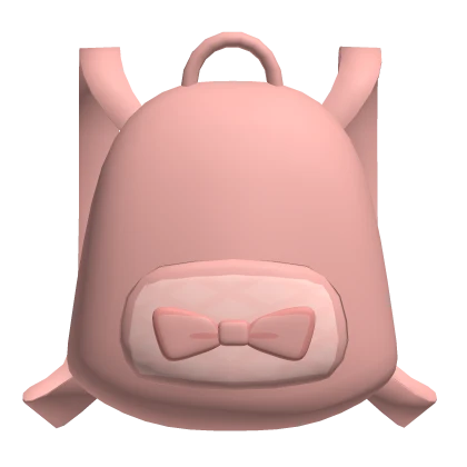 kawaii pastel pink backpack with bow | Roblox Item - Rolimon's