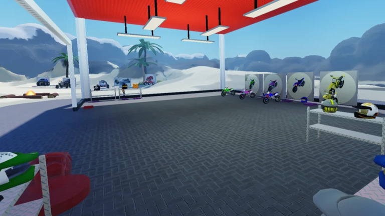 Pit de areia de bicicleta de terra - Roblox