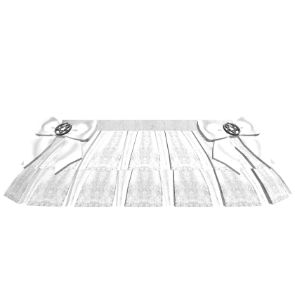 🖤 heartagram goth mini skirt white | Roblox Item - Rolimon's