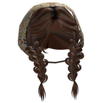 Igari Heisei Brown Braided Twin Tails | Roblox Item - Rolimon's