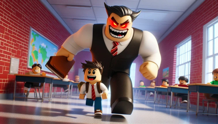 ESCAPE EVIL PRINCIPAL DETENTION!! (Obby) - Roblox