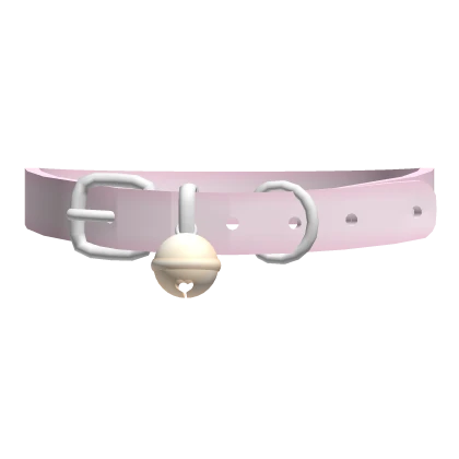 ୨୧ pastel pink collar w/ bell | Roblox Item - Rolimon's
