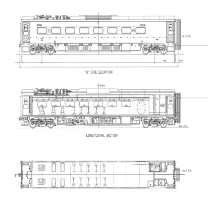 Class 390 Coach Blueprint