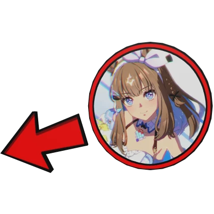 Almond Eye Pointing Meme Circle Uma Musume | Roblox Item - Rolimon's