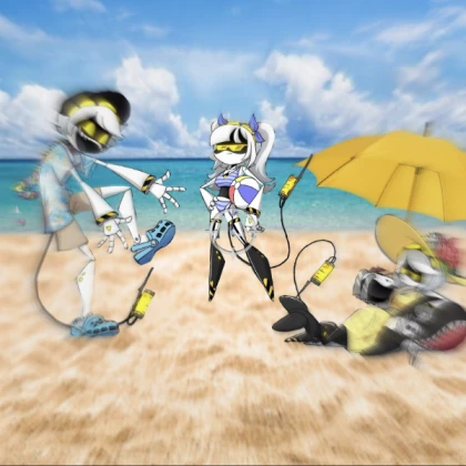 bot beach (murder drones)