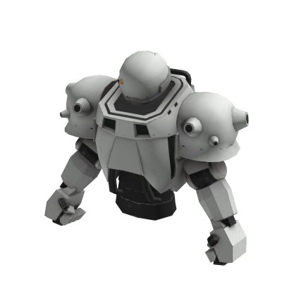 Weißer Humanoid-großer Mech-Torso – Roblox