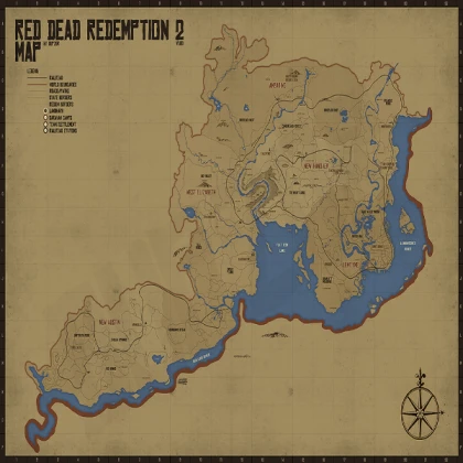 rdr2 map