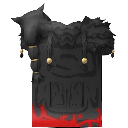 Emperor Battle Beast Cloak Thragg Damaged (Black) | Roblox Item - Rolimon's