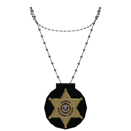 RCSO Gold Neck Badge | Roblox Item - Rolimon's