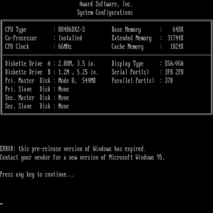 chicago (windows 95) timebomb