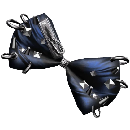 Oversized Emo Scene Bow (Navy) | Roblox Item - Rolimon's