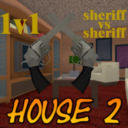 1v1 MM2 [House 2] (sheriff contra sheriff) - Roblox