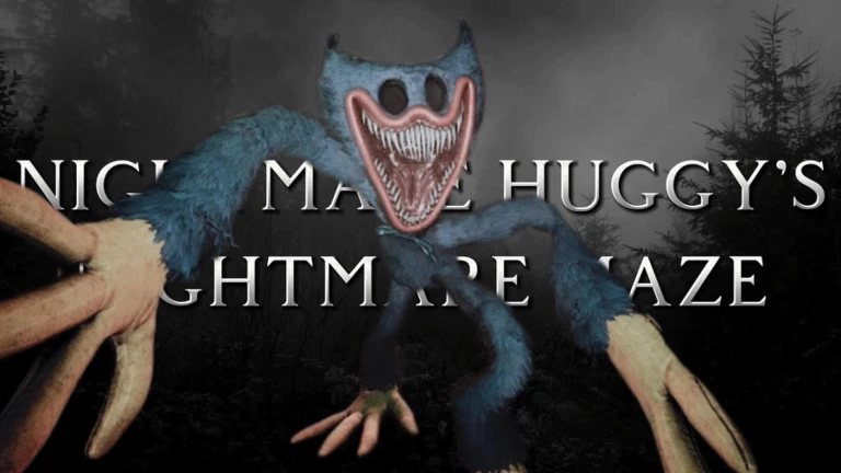 Labirinto do Pesadelo de Nightmare Huggy - Roblox
