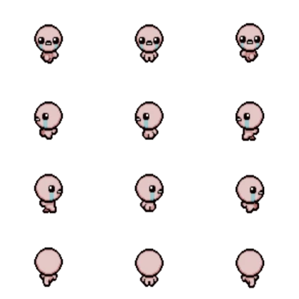 Isaac spritesheet
