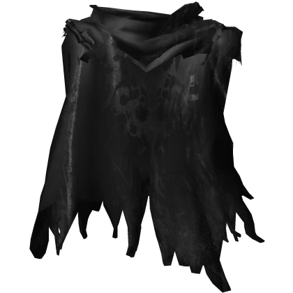 Black Ripped Cape | Roblox Item - Rolimon's