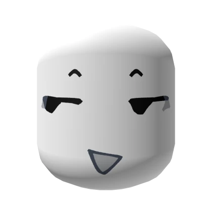 Smug Confident Mischievous Goober Face [White] | Roblox Item - Rolimon's