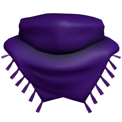 Capa de bufanda con cuello morado - Roblox