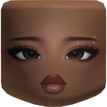 Emo Goth Edgy Girl Face Makeup Mask | Roblox Item - Rolimon's