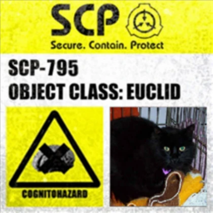 SCP 795 Label.