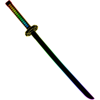 Rainbow Cartoony Katana | Roblox Item - Rolimon's