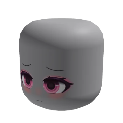 Cute anime pink eyes face - Dynamic Head | Roblox Item - Rolimon's