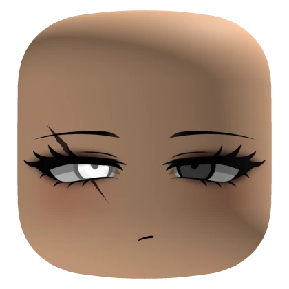 Pretty Face Recolorable Eye Glowing Blind Eye Scar | Roblox Item ...