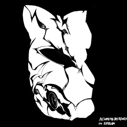 half kitsune mask for shinobi or shindo life