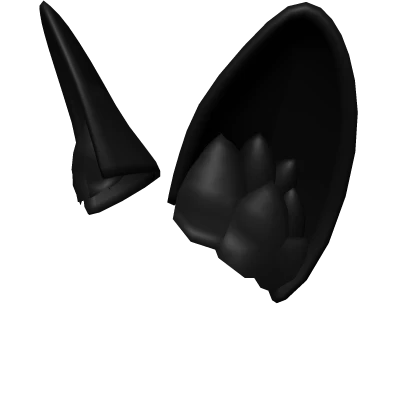 Dark Maned Wolf Ears | Roblox Item - Rolimon's