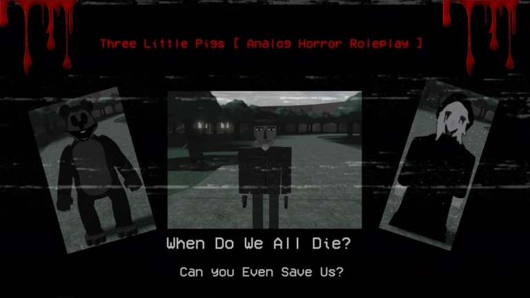 [LEWIS] Três Porquinhos [RP de Terror Analógico] - Roblox
