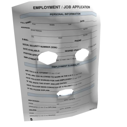 Job Application Jumpscare | Roblox Item - Rolimon's