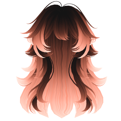 Gaya Rambut Anime Bergelombang Super Fluffy (Embers) - Roblox