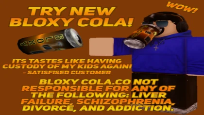 bloxy cola ad