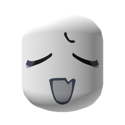 Smug Relieved Glad Pleased Goober Face [Blanco] - Roblox