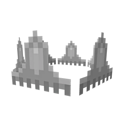 White 8-bit Crown [ADDON] | Roblox Item - Rolimon's