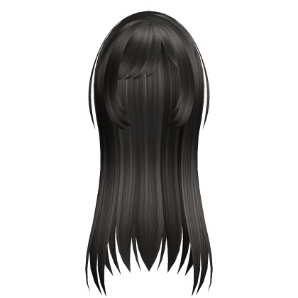 🖤 long emo horror protagonist hair dark brown | Roblox Item - Rolimon's
