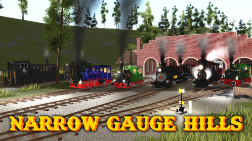 Narrow Gauge Hills 2.5 || Atualização de bonde!!!!! - Roblox