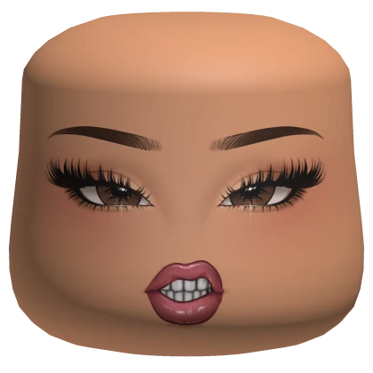 Sassy Girl Makeup Cheeks Head | Roblox Item - Rolimon's