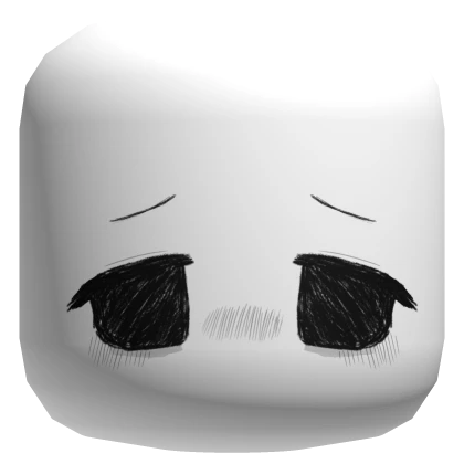 gloomy tired sleepy sad anime chibi face | Roblox Item - Rolimon's